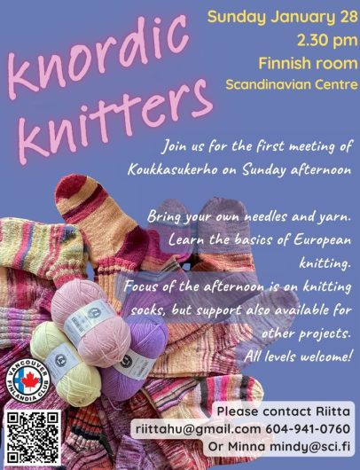 Knordic Knitters • Scandinavian Community Centre
